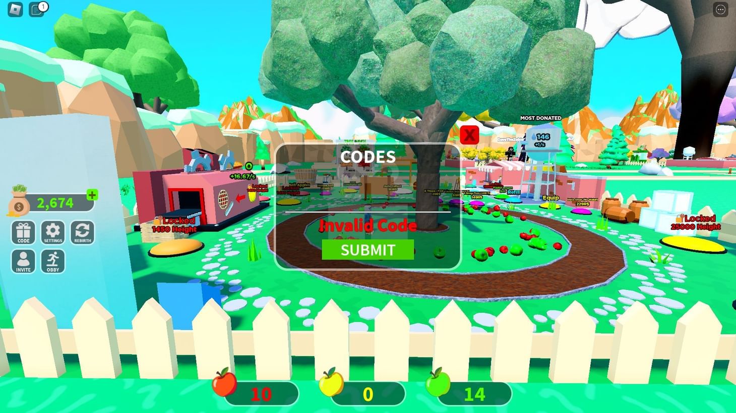 Roblox Grow A Tree Tycoon Codes