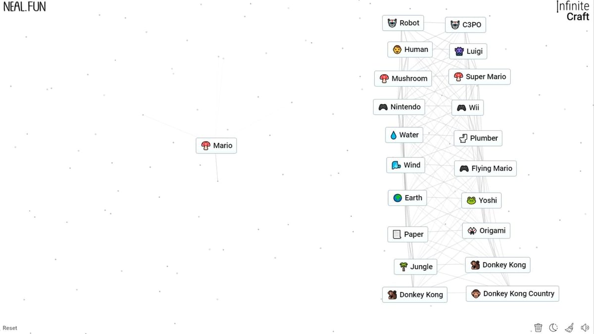 Infinite Craft: How to make Mario