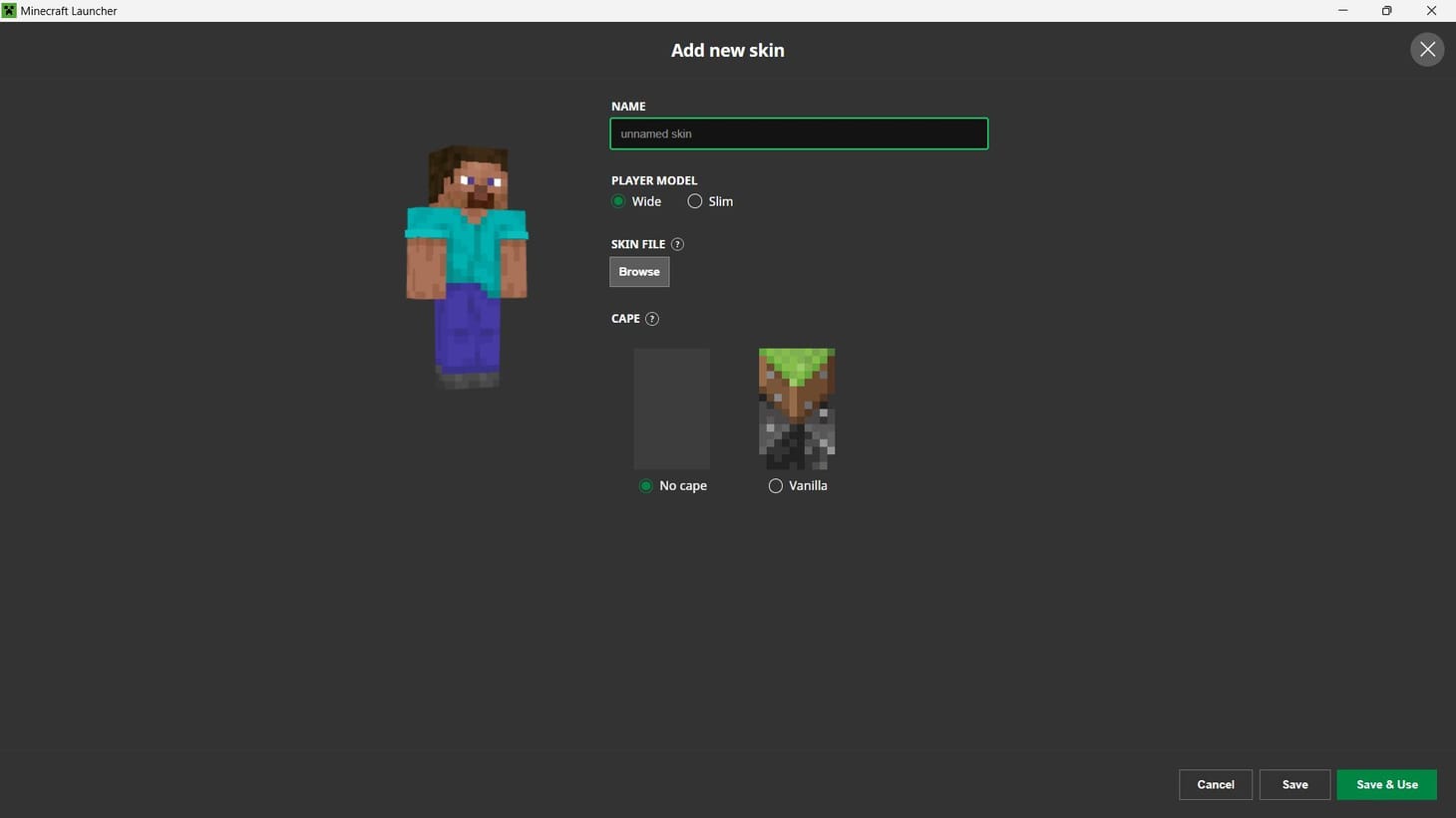 How to change skin in Minecraft?
