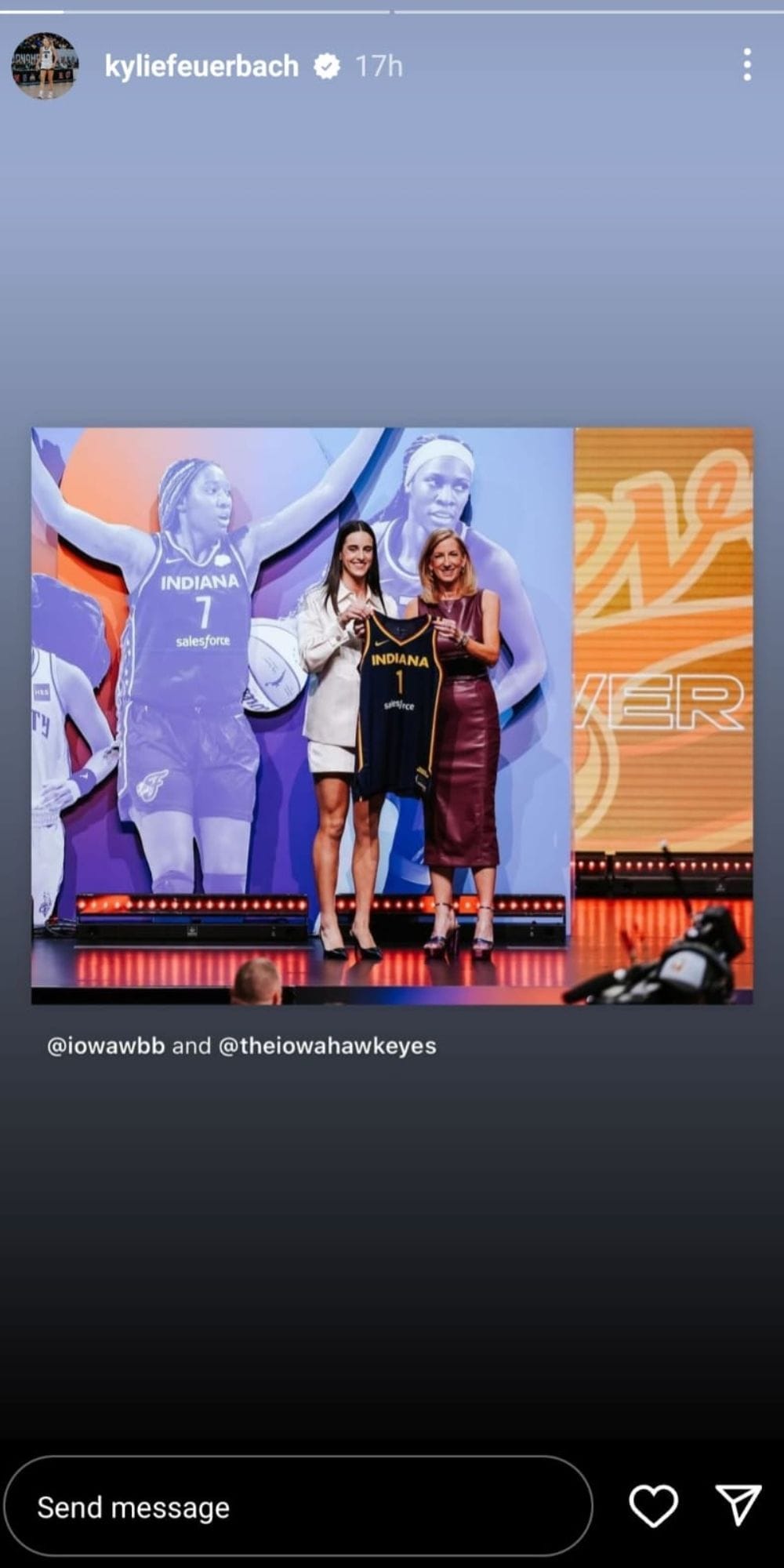 5 Iowa players that couldnt contain excitement for Caitlin Clark and ...