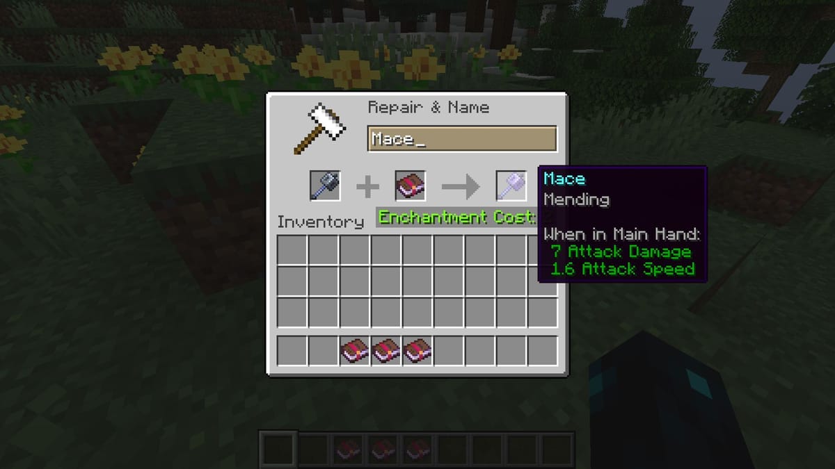 Minecraft: Best mace enchantments