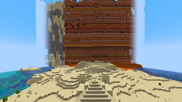 This Minecraft mod brings the popular Far Lands terrain to modern versions
