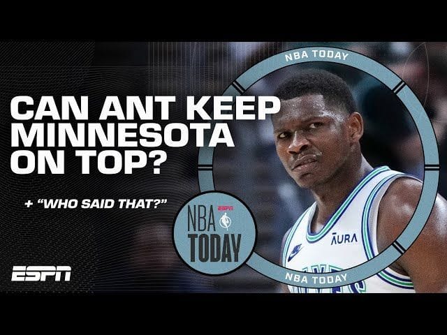 PHOTO: Anthony Edwards and his firstborn dotingly stare at each other ...