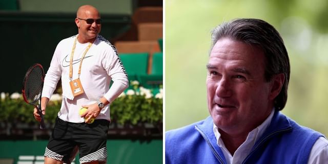 "Andre Agassi in no way is a Jimmy Connors... He loses with dignity ...