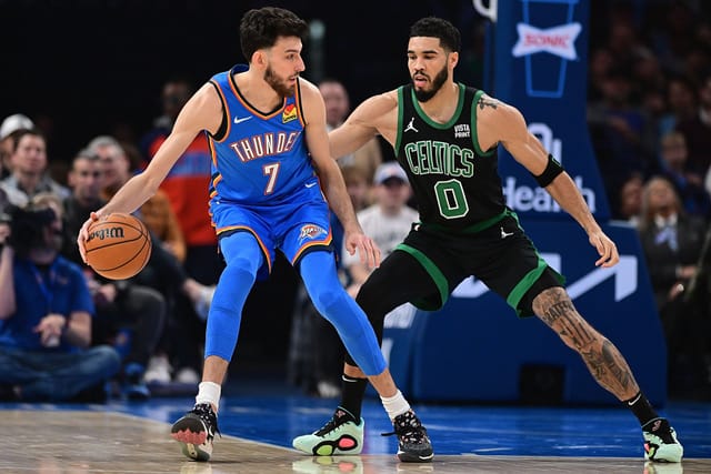 OKC Thunder vs Boston Celtics starting lineups and depth charts for ...