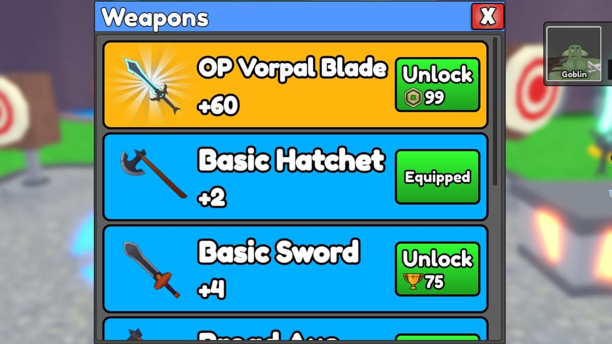 Gladiator Simulator Codes