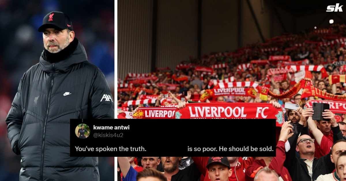 "He should be sold", "Was poor today" - Liverpool fans unhappy with ...