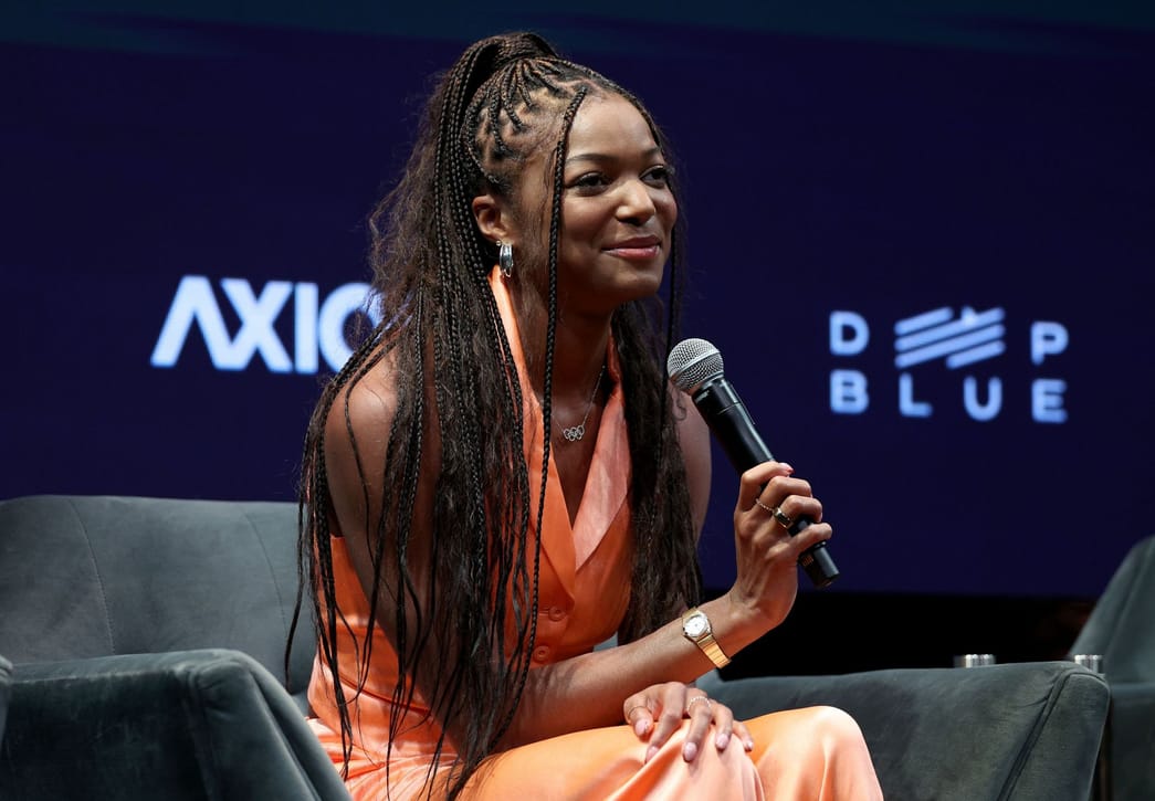 Gabby Thomas partners with Serena Williams' husband Alexis Ohanian for ...