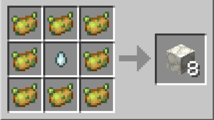 How to get and use floatater blocks in Minecraft Poisonous Potato update