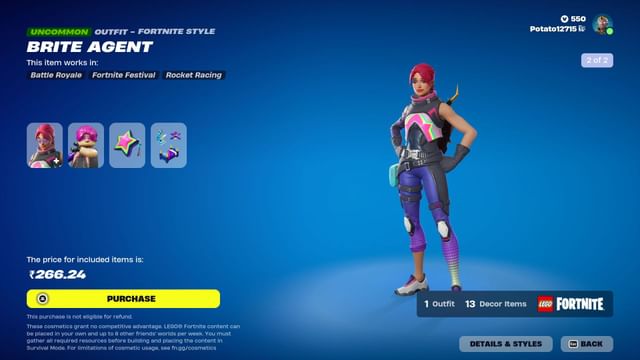 How to get Brite Agent Skin in Fortnite