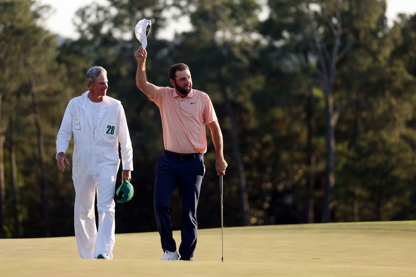 Scottie Scheffler celebrated his Masters 2024 victory with the iconic ...