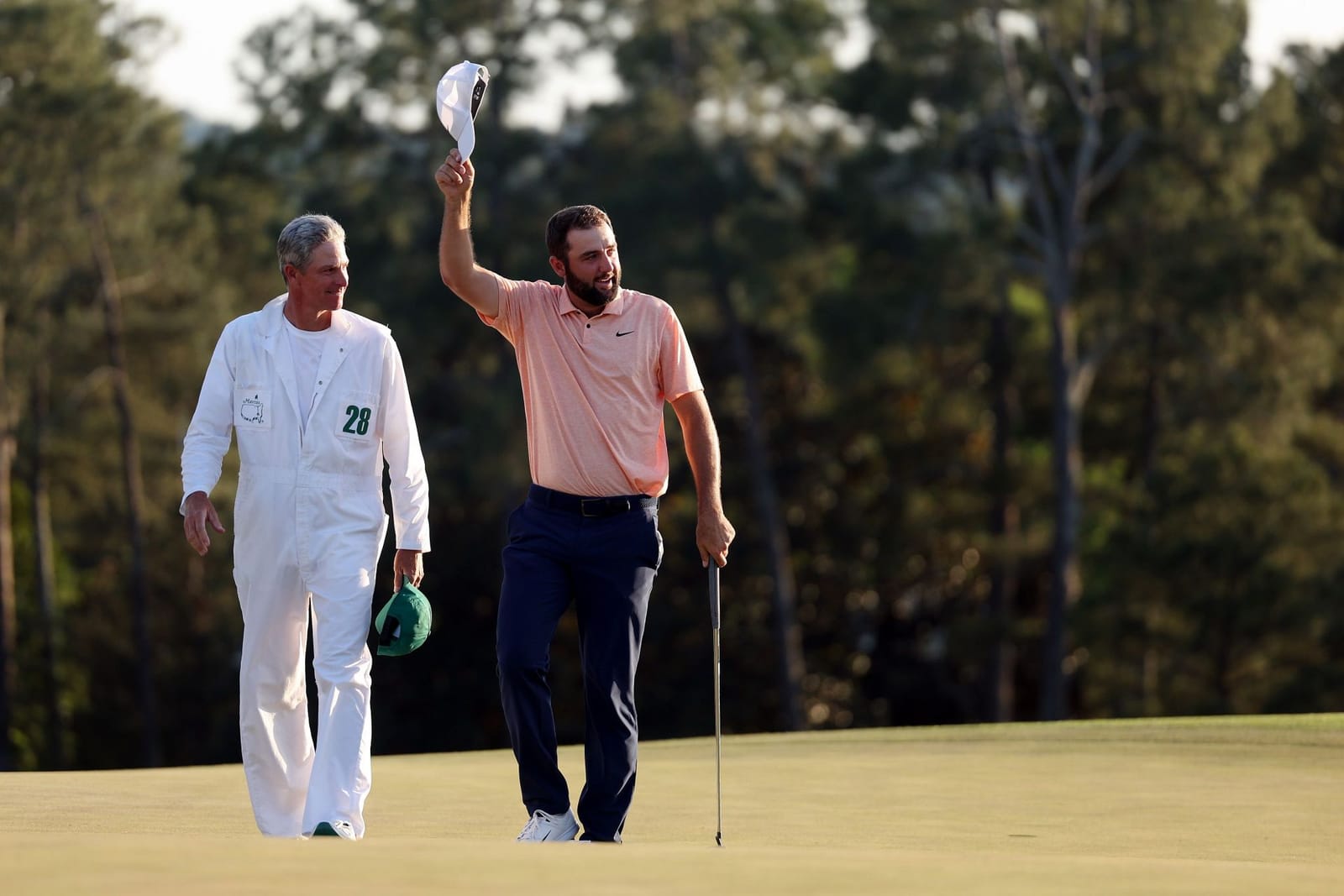 Scottie Scheffler celebrated his Masters 2024 victory with the iconic ...