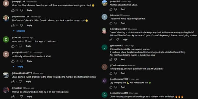 "Shin on titanium is like man against woman" - Fans react to Chael ...