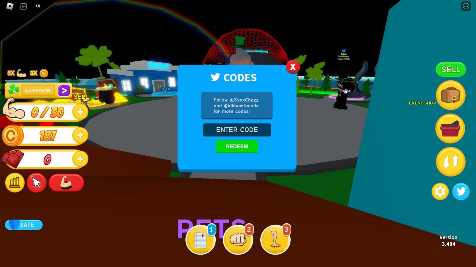 Roblox Get Huge Simulator Codes