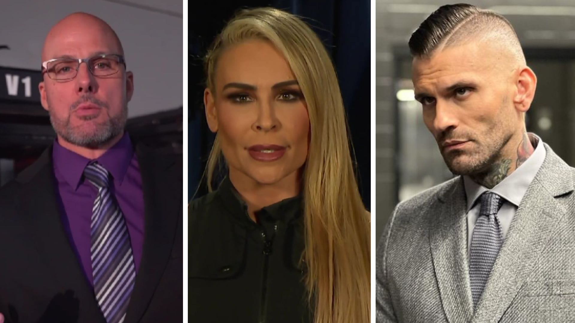 Adam Pearce, Natalya, and Corey Graves react to big name leaving WWE ...
