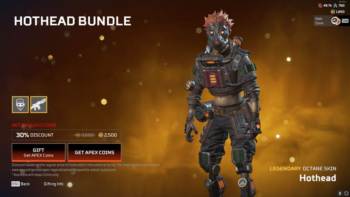 Hothead bundle in Apex Legends: Price, what's included, and more