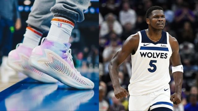 In Photos: Anthony Edwards debuts unreleased 'AE1' PEs for Timberwolves vs. Hawks