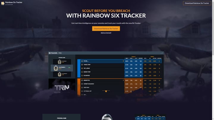 Rainbow Six Siege: Rainbow Six Siege stats tracker: How to use third ...
