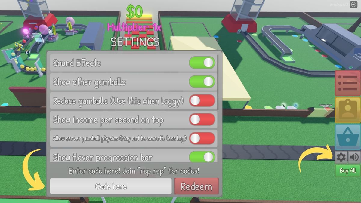 Gumball Factory Tycoon Codes