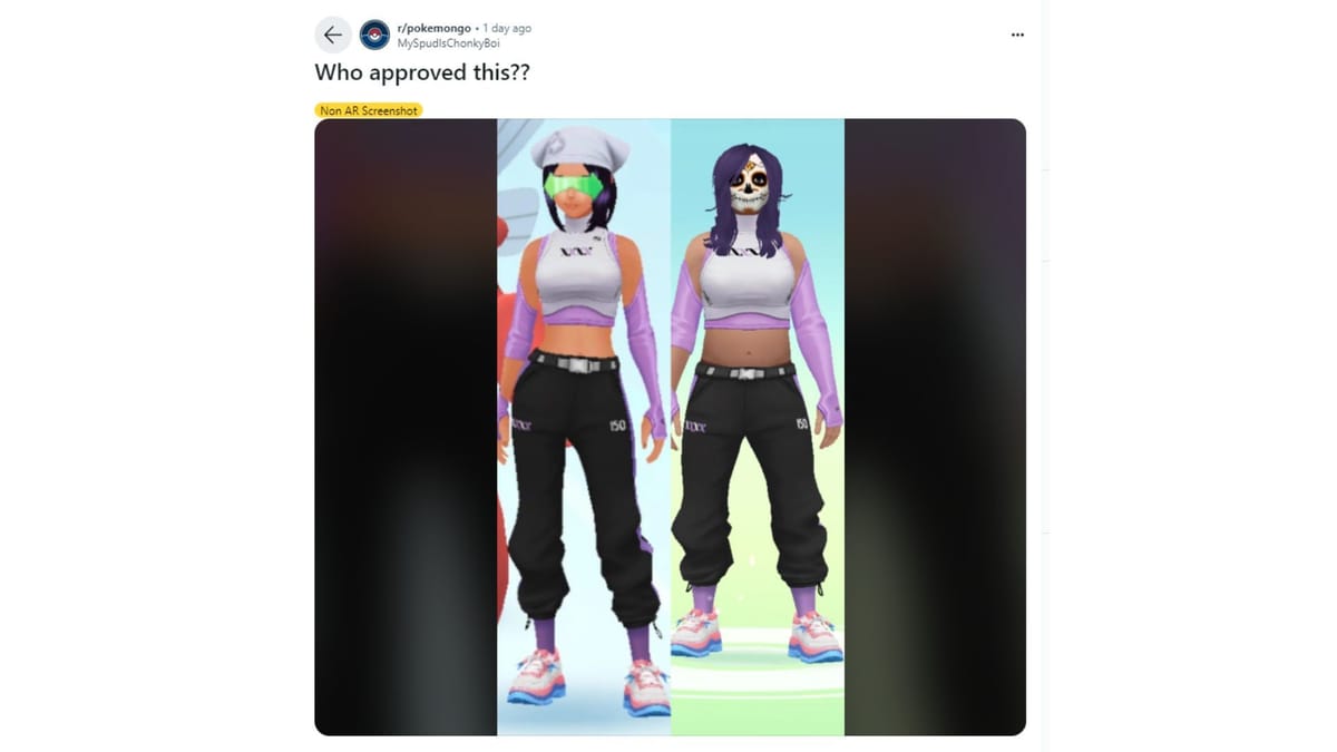 Why is Pokemon GO community upset with latest avatar update?