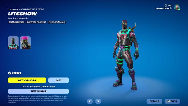 How to get Nitelite and Liteshow skins in Fortnite