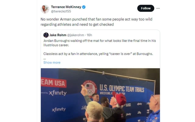 Jordan Burroughs: "No wonder Arman punched that fan" - UFC fighter ...