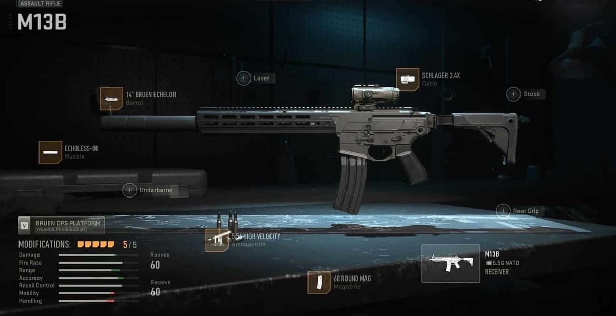 Best M13B loadout for Warzone Season 3