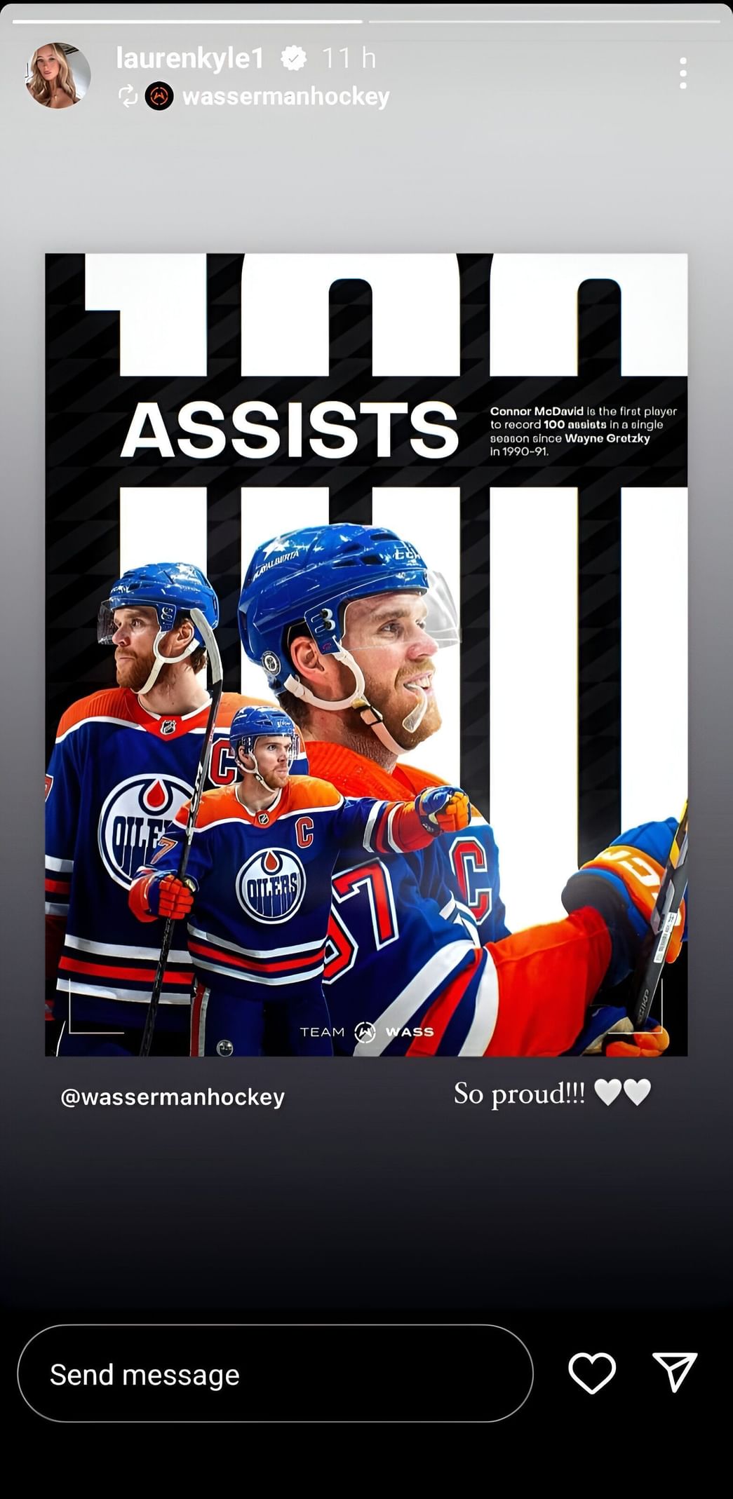 Connor McDavid's fiancée Lauren Kyle shares how she celebrated Oilers ...