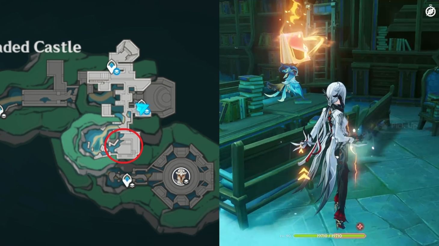 Genshin Impact: All 8 Lost Grimoire and Bookshelf locations