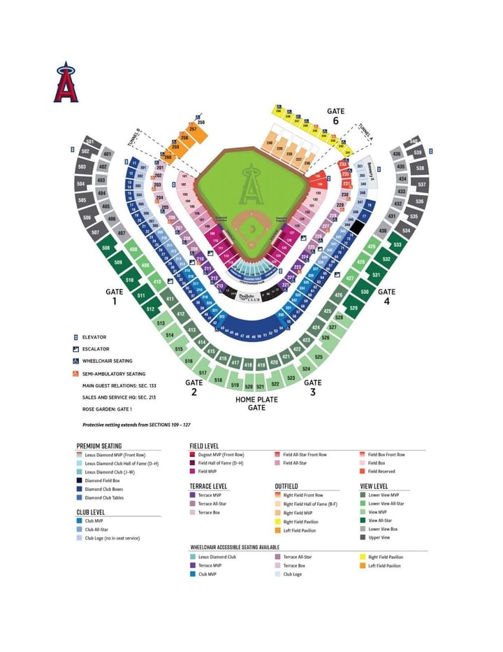 Los Angeles Angels Stadium - History, Capacity, Seating Chart & Notable ...