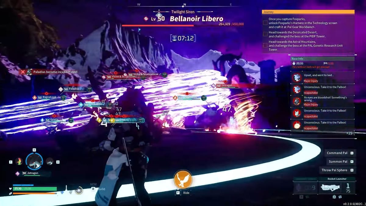 Bellanoir Libero in Palworld: Where to find, skills, item drops, and more