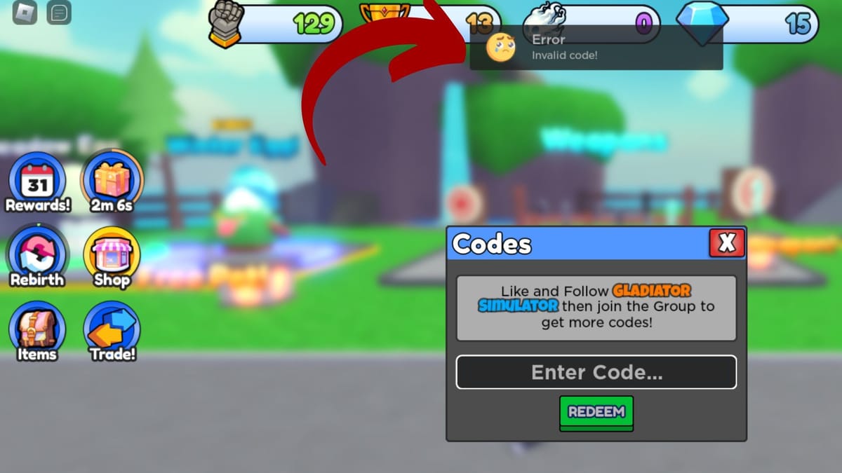 Gladiator Simulator Codes