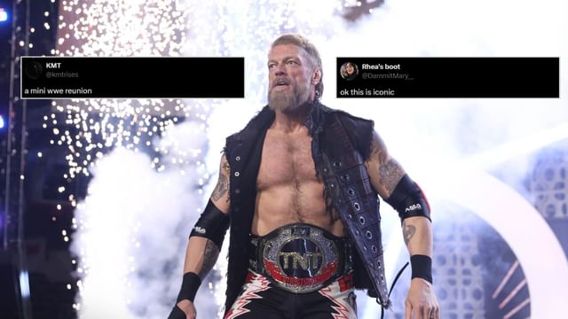 "This is iconic" - AEW fans ecstatic with Adam 'Edge' Copeland's 'mini ...