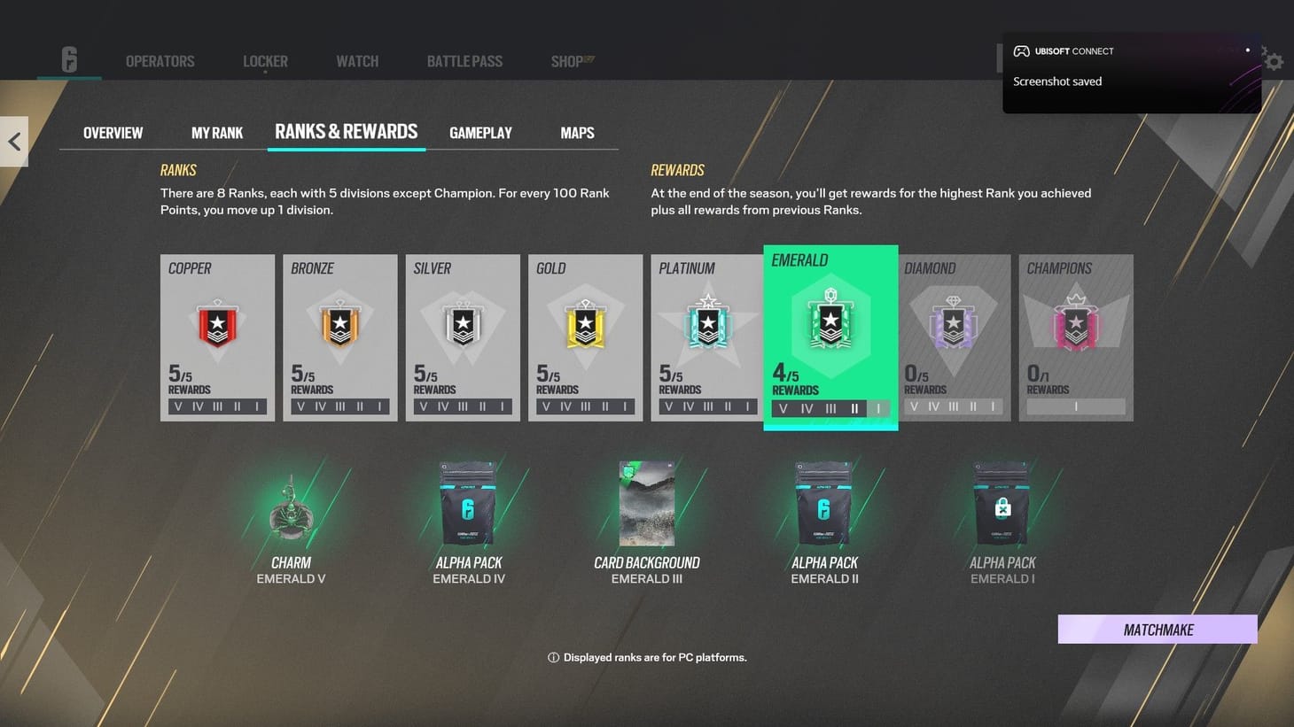 Rainbow Six Siege competitive ranks explained