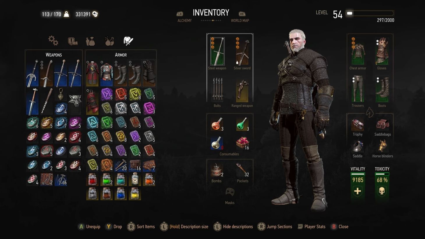 Best Armor Sets in The Witcher 3