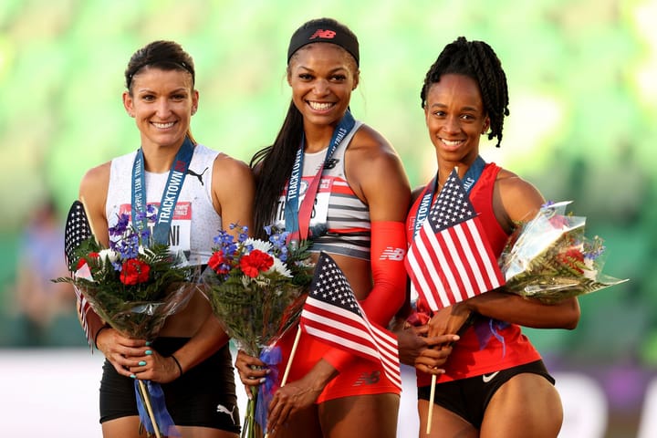 Who is Anavia Battle? All about the 25-year-old sprinter who finished ...