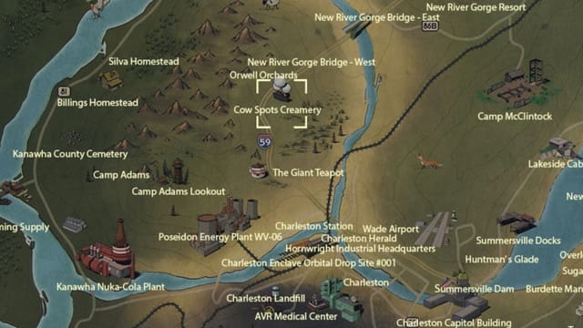 Best locations to find Sugar in Fallout 76