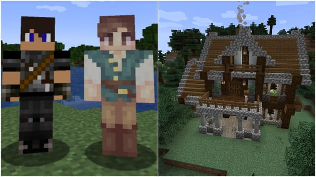 This Minecraft mod adds human-like entities to the world