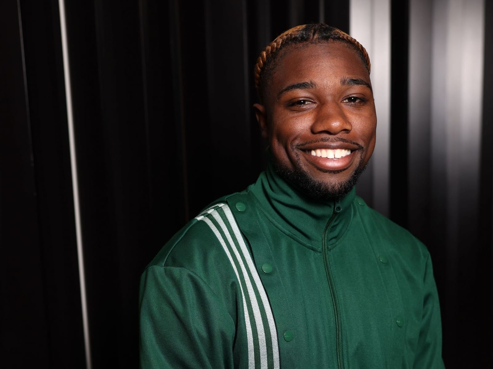 WATCH: Noah Lyles arrives in Louis Vuitton Jacket and sports a Gucci x ...