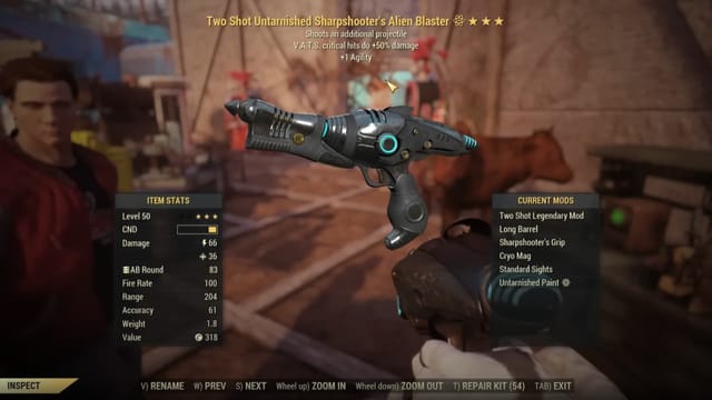 Fallout 76 Gunslinger build: Perk cards, weapons, stats, and more
