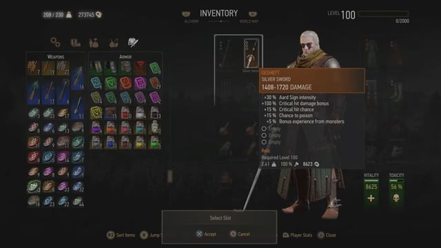 10 strongest weapons in The Witcher 3, ranked