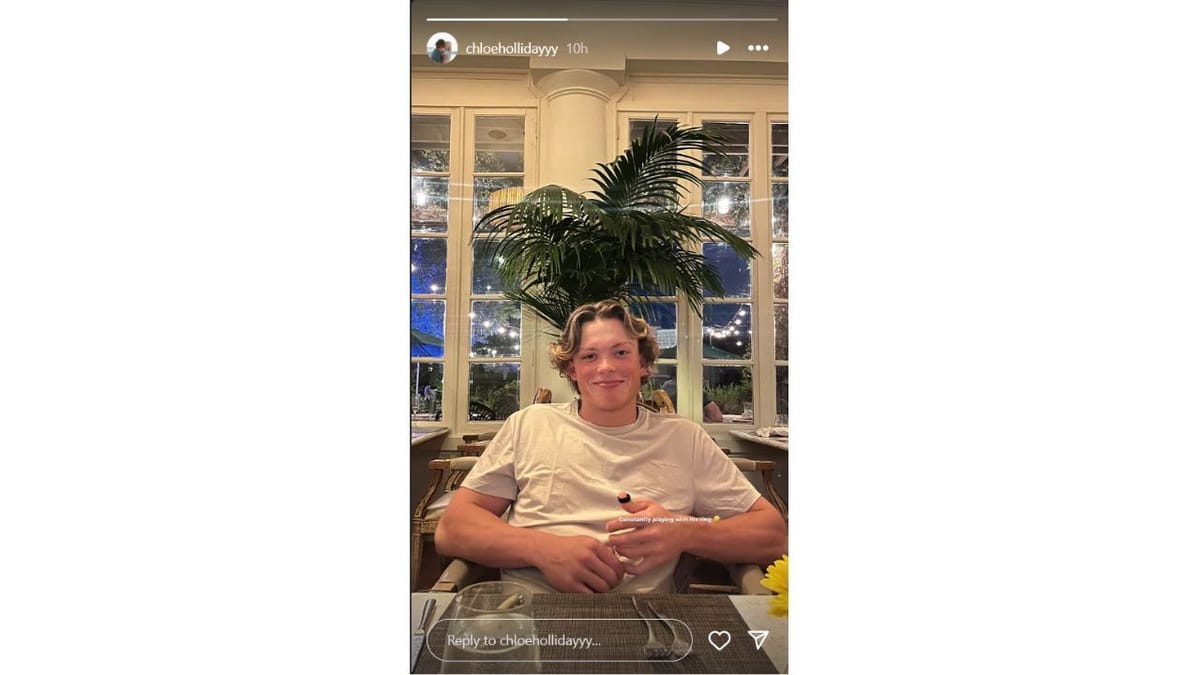 "Constantly playing with his ring" - Jackson Holliday's wife Chloe ...