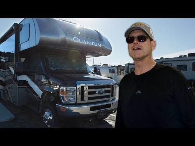 WATCH: Chargers HC Jim Harbaugh gives tour of his viral RV after LA move