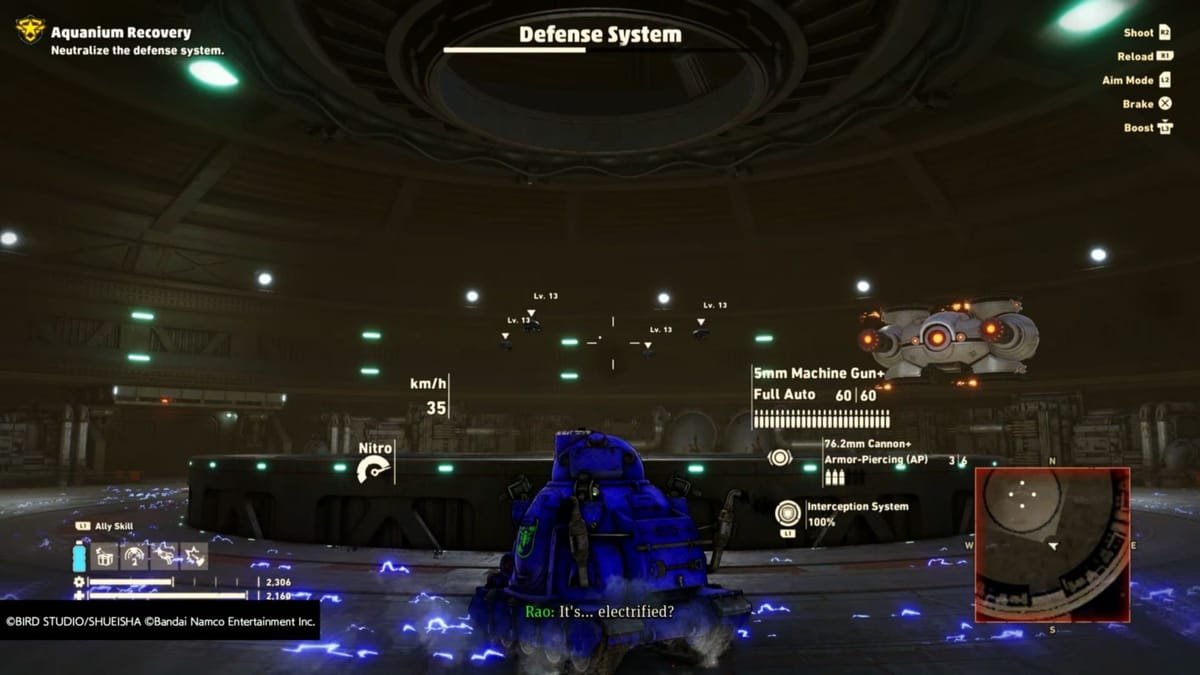 How to beat Defense System boss in Sand Land