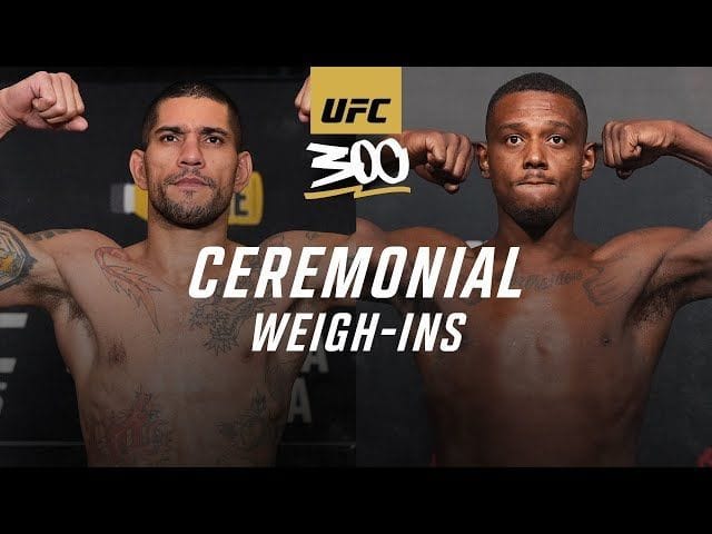 UFC 300 ceremonial weigh-ins: When is the UFC 300 ceremonial weigh-ins ...