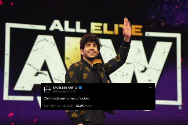 "Childhood memories unlocked" - Fans elated as Tony Khan's AEW signs ...