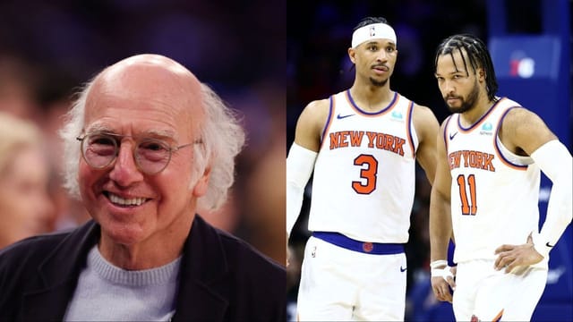 Watch: Larry David messes around with New York Knicks' celebrity cam ...