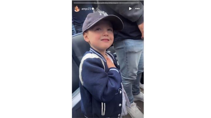 "Games with the little man" - Gerrit Cole's wife Amy & son Caden create ...