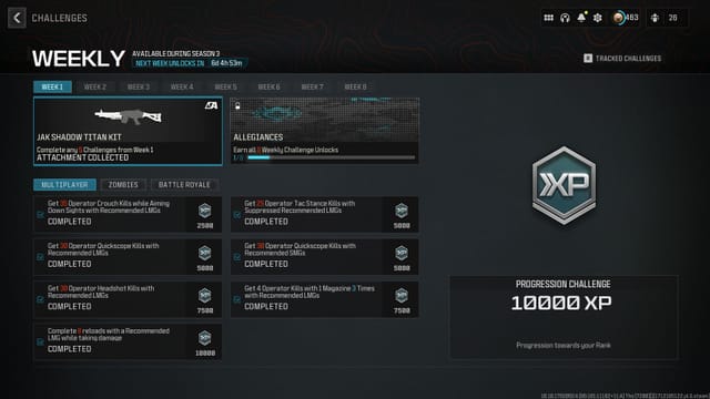 MW3 and Warzone Season 3 Week 1 challenges: How to complete, rewards ...