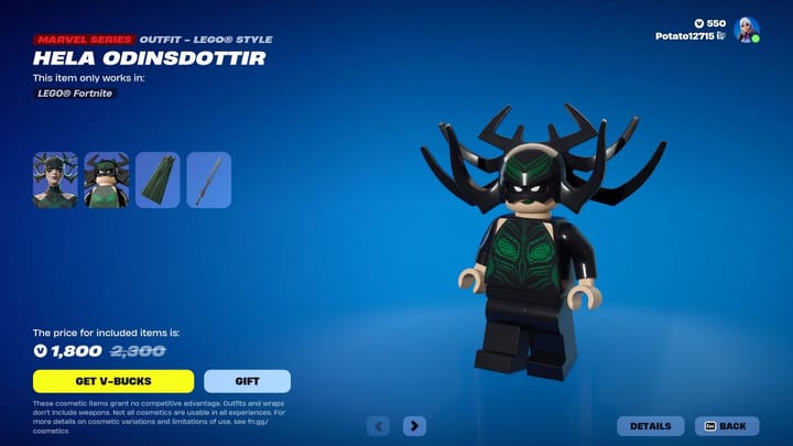 How to get Hela Odinsdottir skin in Fortnite
